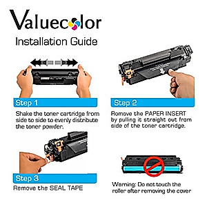 Valuecolor Compatible Toner Cartridge Replacement for Canon 137 crg137 Used in Canon ImageClass MF216N MF227DW MF229DW MF212W MF217W MF249dw MF244dw LBP151dw MF236n MF247dw (2 Black)