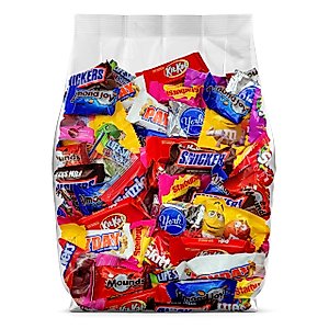 Ultimate Bulk Candy Assortment – 3 lbs of Assorted Mars & Hershey Chocolate Variety Pack – Individually Wrapped Fun Size Bulk Candy – Perfect Chocolate Mix for Pinata Fillers, Party Favors, Candy Dish Fillers, Basket Filler Candy, and More!