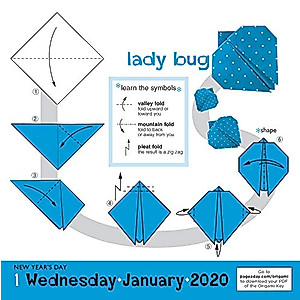 Origami Page-A-Day Calendar 2020