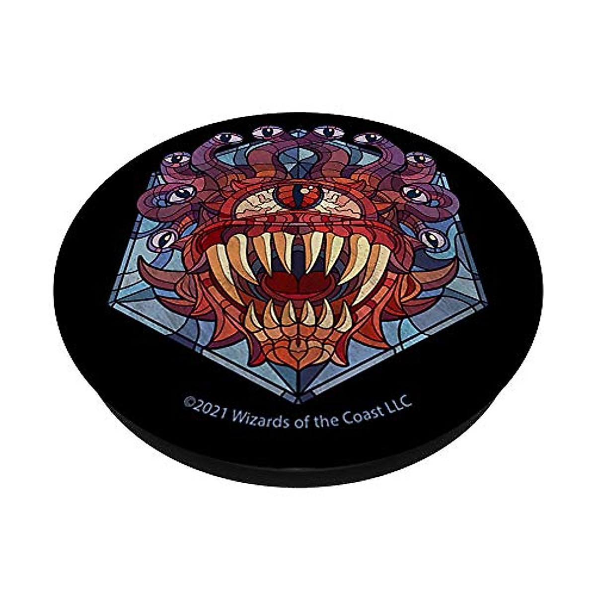 Dungeons & Dragons Eye Of The Beholder Stained Glass PopSockets PopGrip: Swappable Grip for Phones & Tablets