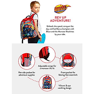 Blaze & the Monster Machines Kids School Backpack