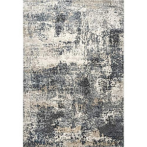 nuLOOM Annora Abstract Area Rug, 8' x 10', Blue