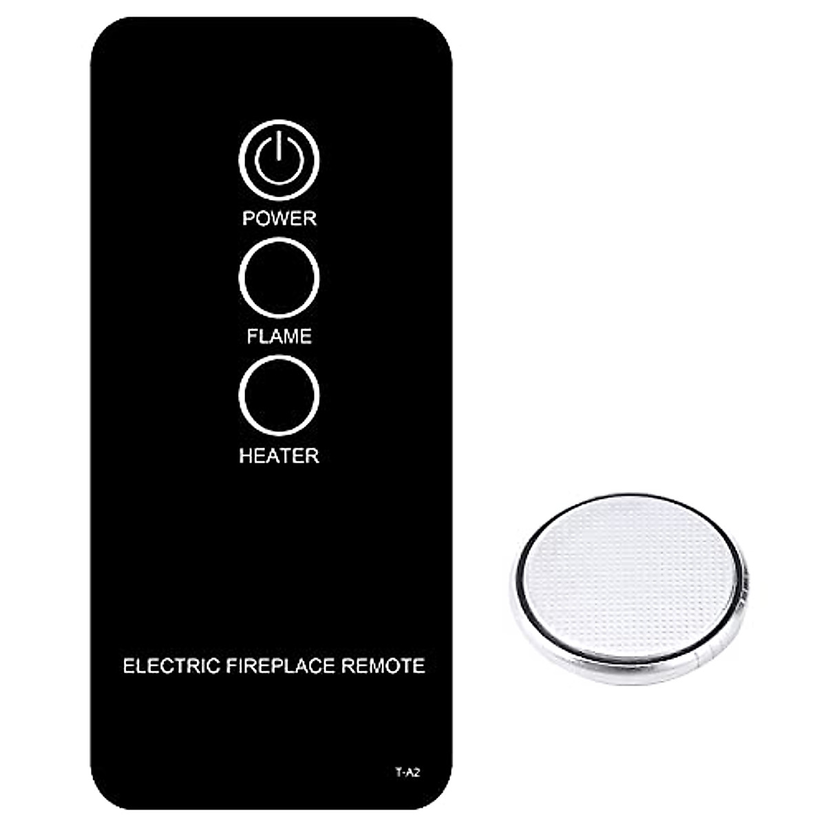 RCECAOSHAN Replacement for Twin Star Duraflame Electric Fireplace Stove Heater Infrared Remote Control 23EF010GRA 28EF010GRA 33EF010GRA 23EF020GRA 28EF020GRA 33EF020GRA DFS-760-1