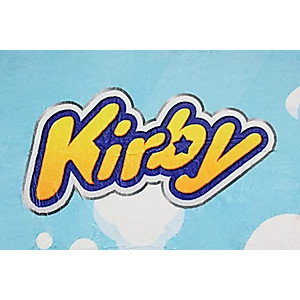 Bioworld Nintendo Kirby Video Game Kirby and Waddle Dee Soft Fleece Plush Throw Blanket 45" x 60"