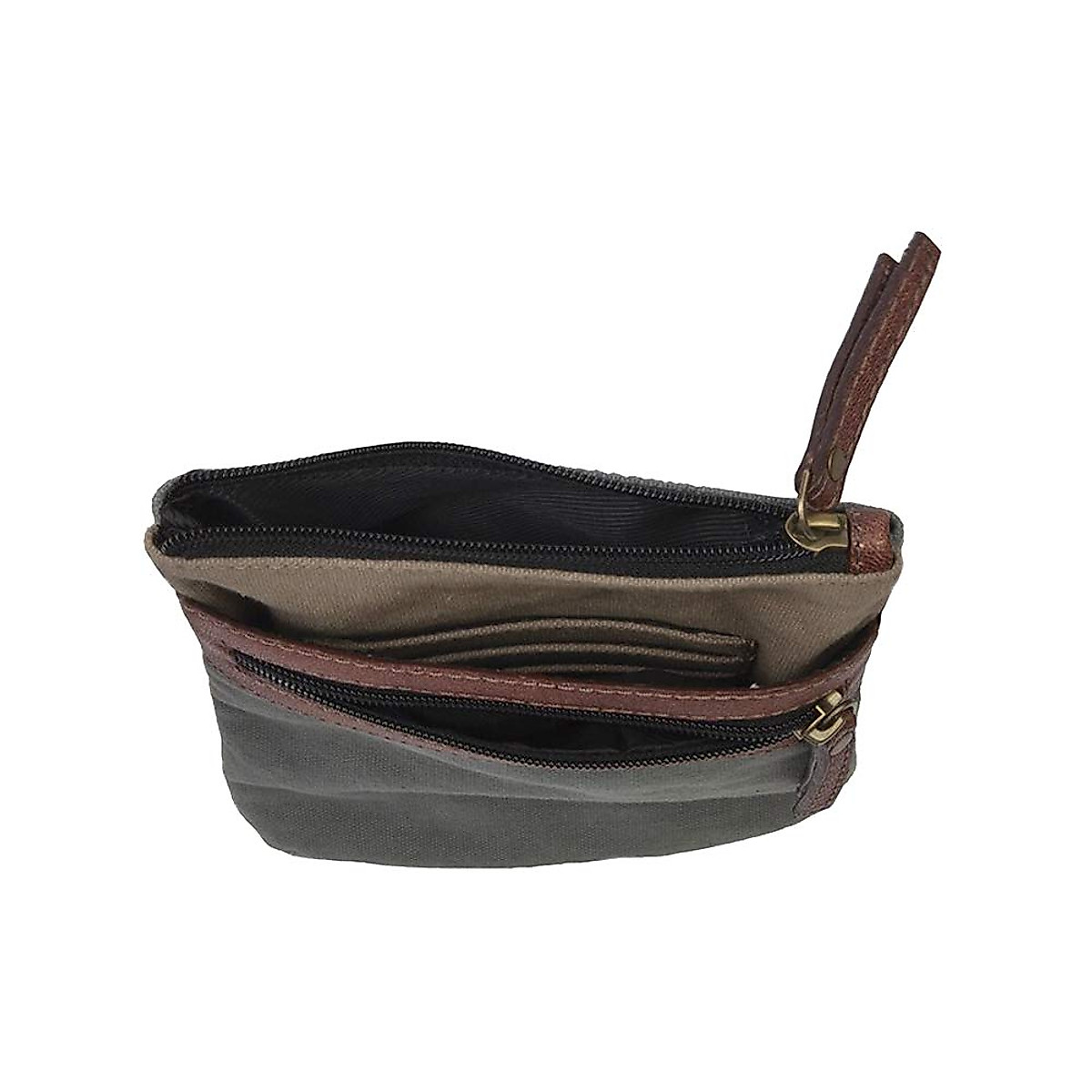 Mona B. Recycled Upcycled Canvas Isla and Ava with Vegan Leather Trim MD-5701 (Ava River-Crossbody)