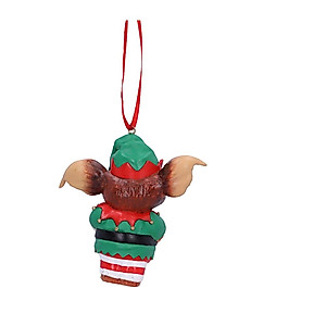 Nemesis Now Officially Licensed Gremlins Gizmo Elf Hanging Ornament, Green, 9.5cm