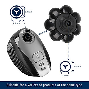 Bsotena 8D Upgrade 8 Heads Electric Shaver Bald Head Shaver Replacement Blades, 8 Heads Beard Cutter Replacement Blade Easy Install Electric Razor Shaver Head for Bald and Face Dt-002