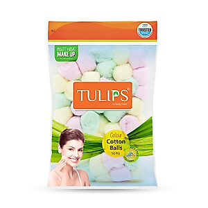 Natural Cotton Balls Cotton Swabs For Nail & Make-Up Removal - 50 Cotton Balls In One Pack