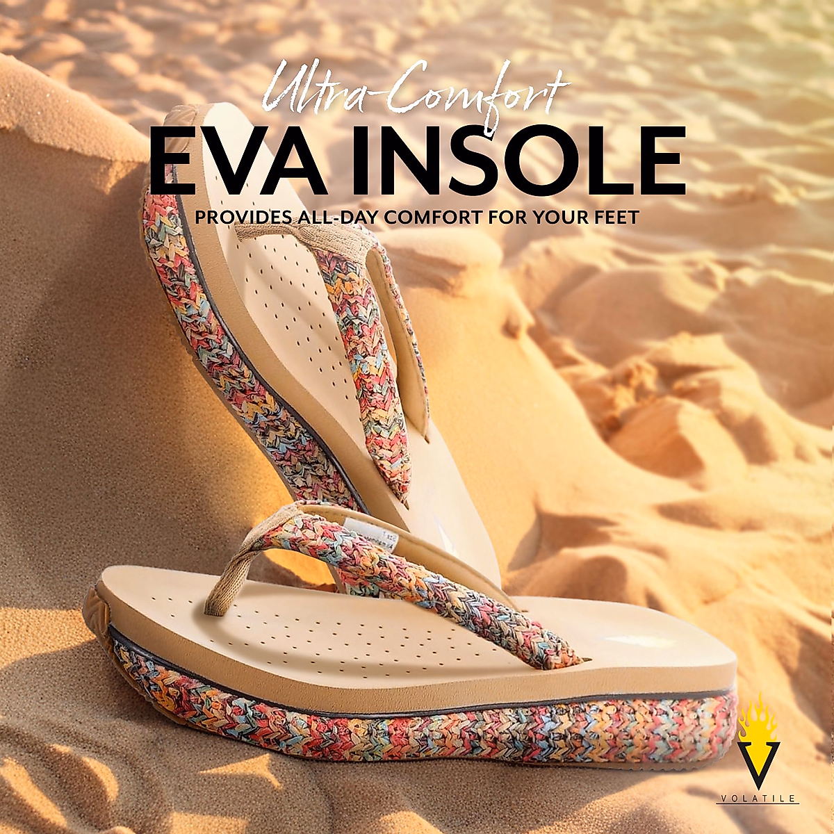 Volatile Women's Palau Wedge Sandal,Black,9 B US