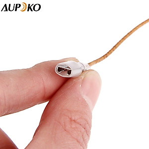 Aupoko Universal Thermocouple Patio Heater Parts, 350 mm Outdoor Heater Replacement Parts M8 x 1 End Connection Nuts Thermocouple 0.4 Meters Length M6 x 0.75 Head Thread 4.8 mm/ 0.19'' Flat Terminal