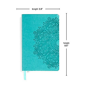 KJV Large Print Personal Size Reference Bible, Teal Leathertouch, Red Letter, Pure Cambridge Text, Presentation Page, Cross-References, Full-Color Maps, Easy-to-Read Bible MCM Type