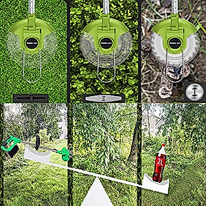 Cordless String Trimmer Electric Weed Eater Battery Powered 24v Weed Wacker 3-in-1 Cutting Tool Lawn Trimmer Edger Height Adjustable Low Noise Brush Cutter for Lawn, Yard, Garden, Bush1