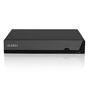 SUNBA 10 Channel 4K IP Face Recognition Network Video Recorder for P525/P625/P636 Cameras (NVR-PF10) - No Hard Drive
