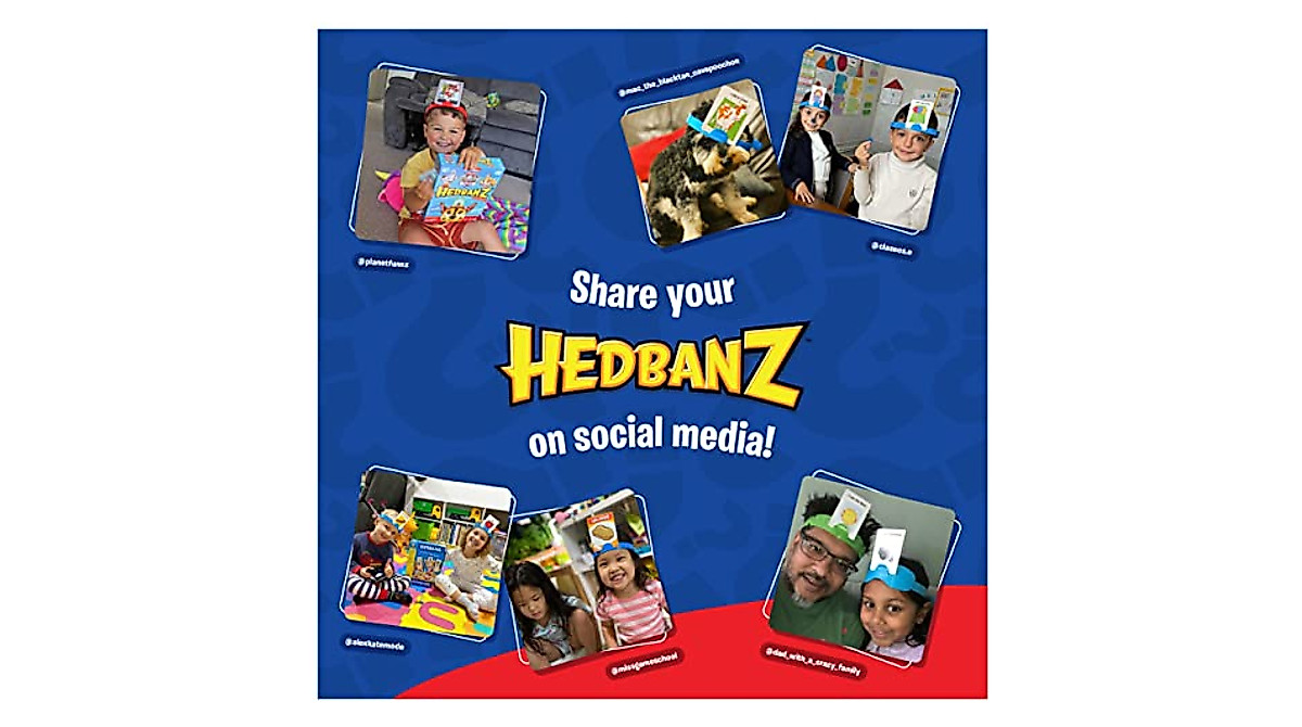 Spin Master Hedbanz Game: Fun Family Picture Guessing