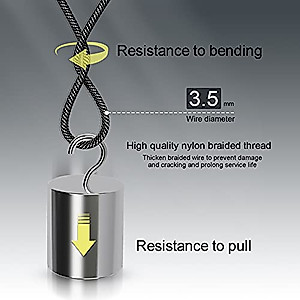 MOSWAG 6.6FT/2Meter 3.5mm Male to Female Extension Cable with Microphone Stereo Audio Adapter Nylon Braided Compatible for Home/Car Stereos Smartphones Headphones Tablets Media Players and More