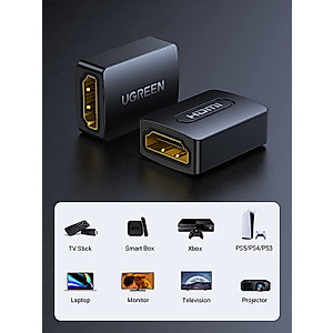 UGREEN 2 Pack HDMI Coupler Bundle with 4K HDMI Cable
