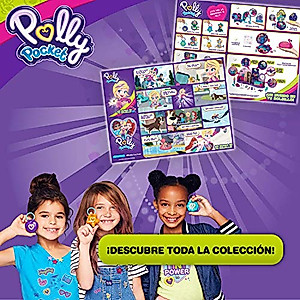 Polly Pocket Tiny Pocket Places Camping Compact! Shani Doll