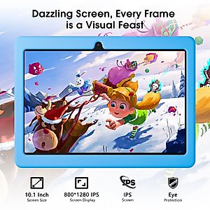 SGIN Tablet, 10 inch Android 1.6GHz Quad-Core Processor Tablets with 2GB RAM 32GB ROM, IPS HD Display，Dual Camera, 5000mAh, WiFi, Bluetooth
