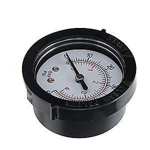 Household Garden Products Sand Cylinder Pressure Gauge G1/4 Male Thread Easy Installation Reliable Practical Swimming Pool Accessories