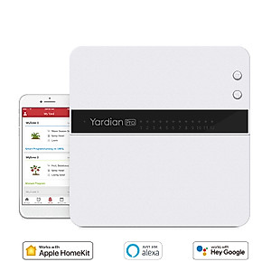 Aeon Matrix Yardian Pro 8 Zone Smart Sprinkler Controller with IP56 UV-Resistant Weatherproof Outdoor Enclosure - Control Buttons, HomeKit, Alexa, Google Assistant, Enhanced Wi-Fi, RJ45