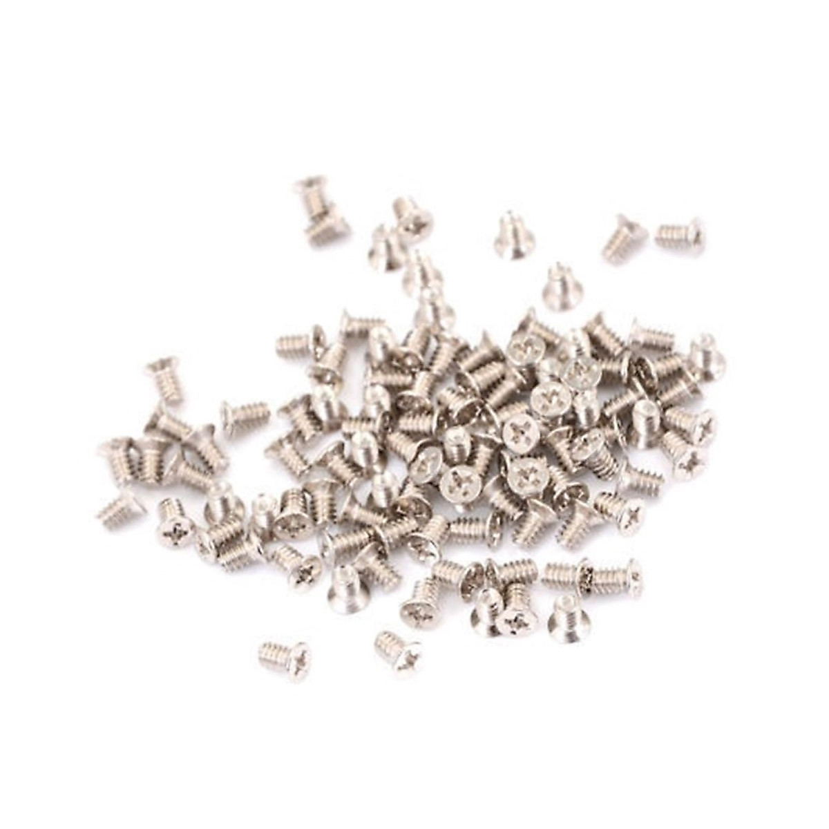 WUXUN 100pcs PC Case 32 * 6mm Hard Drive HDD Caddy Hot Swap Server Tray Mount Screw Flat Countersunk Head Computer (Color : Silver)