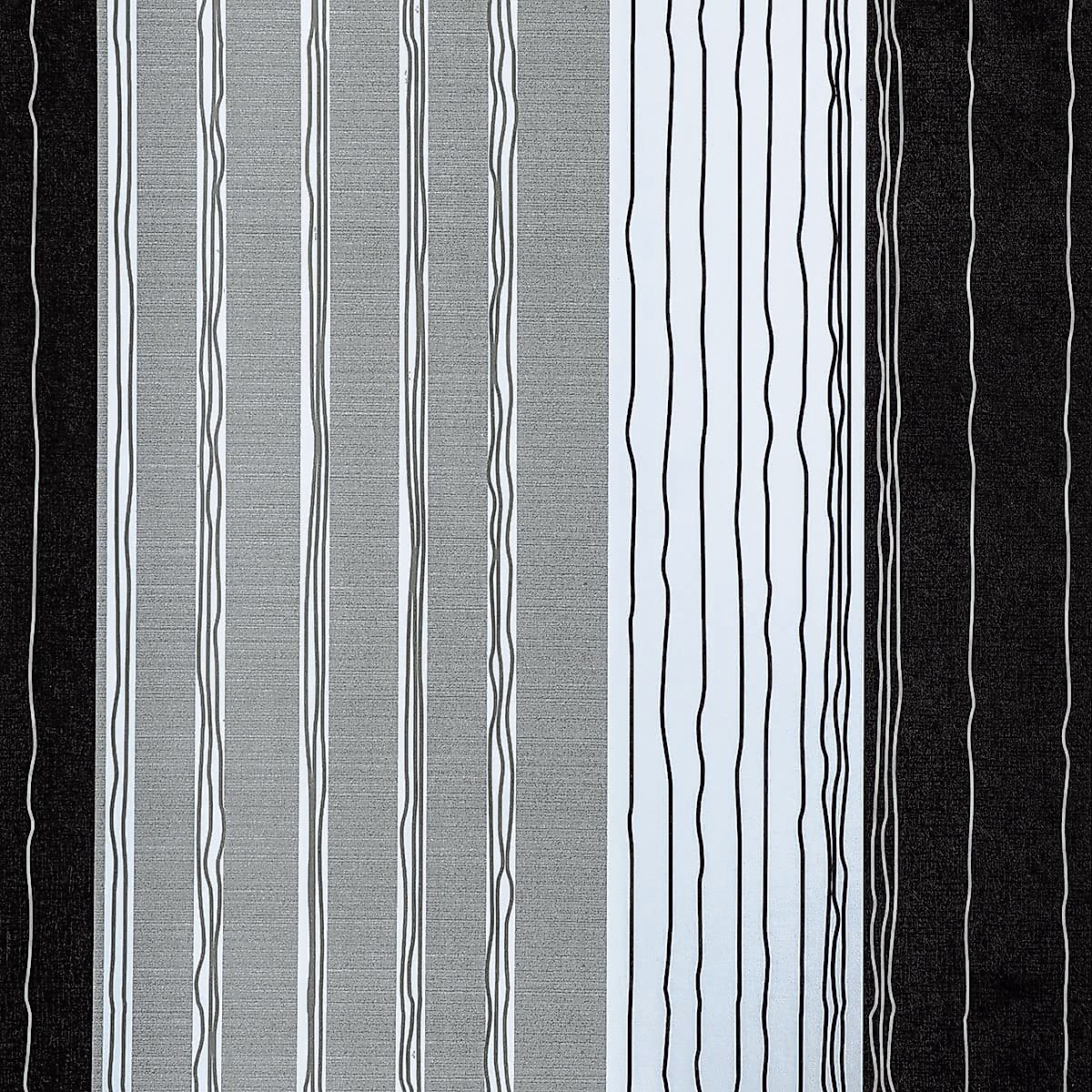 TAOHULIN 17.7" x 196" Black and Gray Stripe Contact Paper Peel and Stick Shelf Liner Stripe Pattern Self Adhesive Wallpaper for Cabinets Dresser Drawer Table Cupboard Walls Furniture Countertop