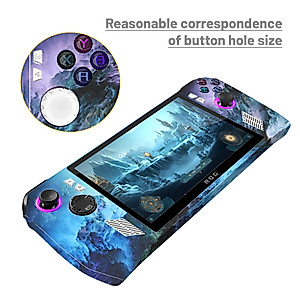 LUPAPA Protective Skin Decal for ROG Ally, Custom Stickers Vinyl Wraps for ROG Ally Gaming Handheld, 2023 New Game Console Sticker Skin