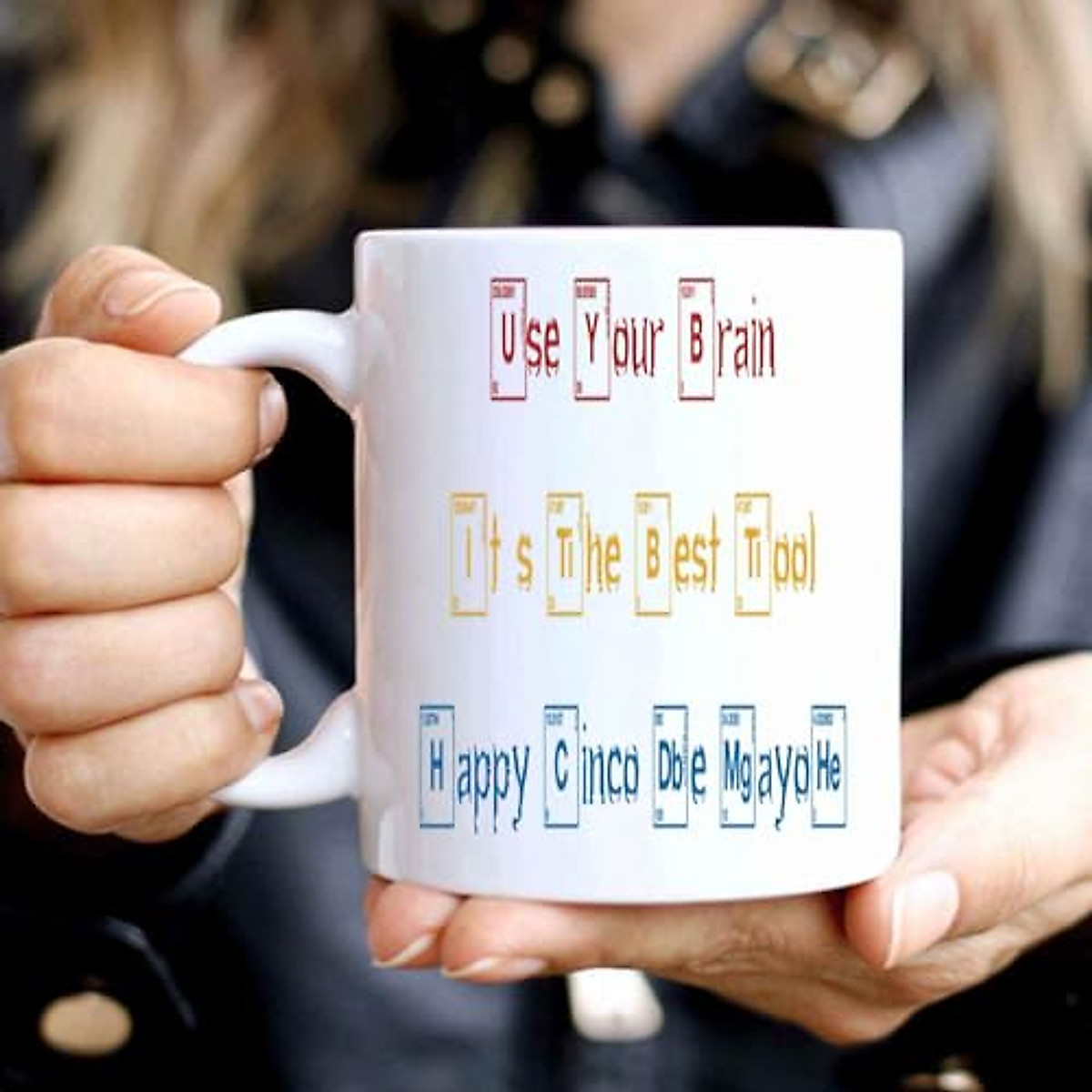 Humorous Brain Quote Gift for Men, Ideal for Graduation Day - Birthday Present on Grey Multicolor Unisex Sweat & 11 Oz White Ceramic Coffee Mug