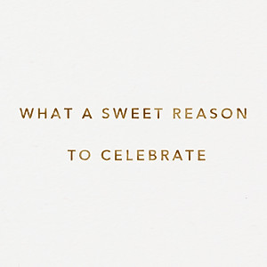 Hallmark Signature Baby Shower Card for Girl (Balloons) Welcome New Baby Girl, Congratulations