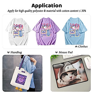 COOSKY Sublimation Paper, 8.5 x 11 inches 100 Sheets Heat Transfer Paper, Compatible with Inkjet Printer such as Epson ET-2720, etc, with Sublimation Ink for T-shirt, Mug, MDF Keychains, Bag DIY (A4)