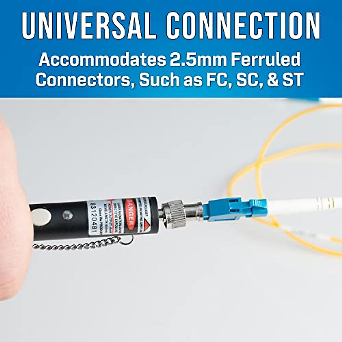 Jonard Tools VFL-150 Visual Fault Locator with Included FC to LC Adapter