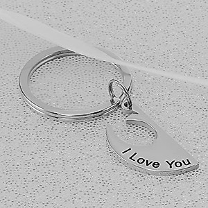 Kivosliviz Star Wars Couple Keychain Star Wars Gifts for Her Star Wars I Love You I Know Star Wars Jewlry for Women