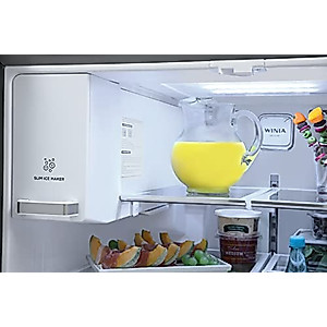 Winia 31 cu.ft French Door Refrigerator with Ice & Water Dispenser, Energy Star, Stainless Steel (WZBHD31ATE)