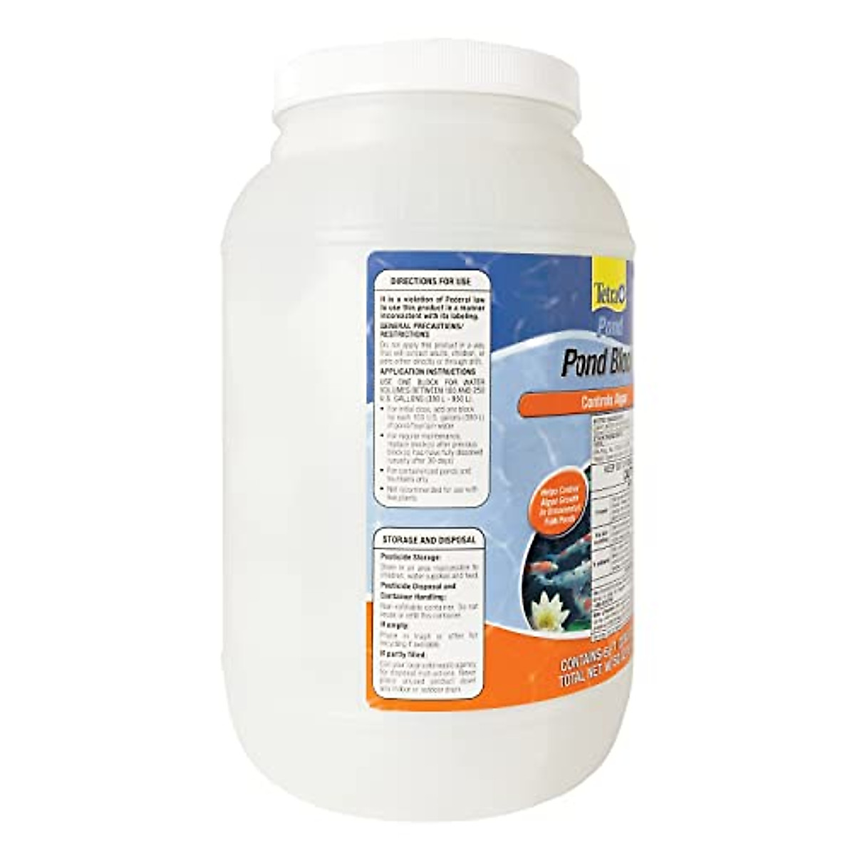TetraPond Pond Block, 50 Count, Helps Control Algae Growth in Ornamental Fish Ponds