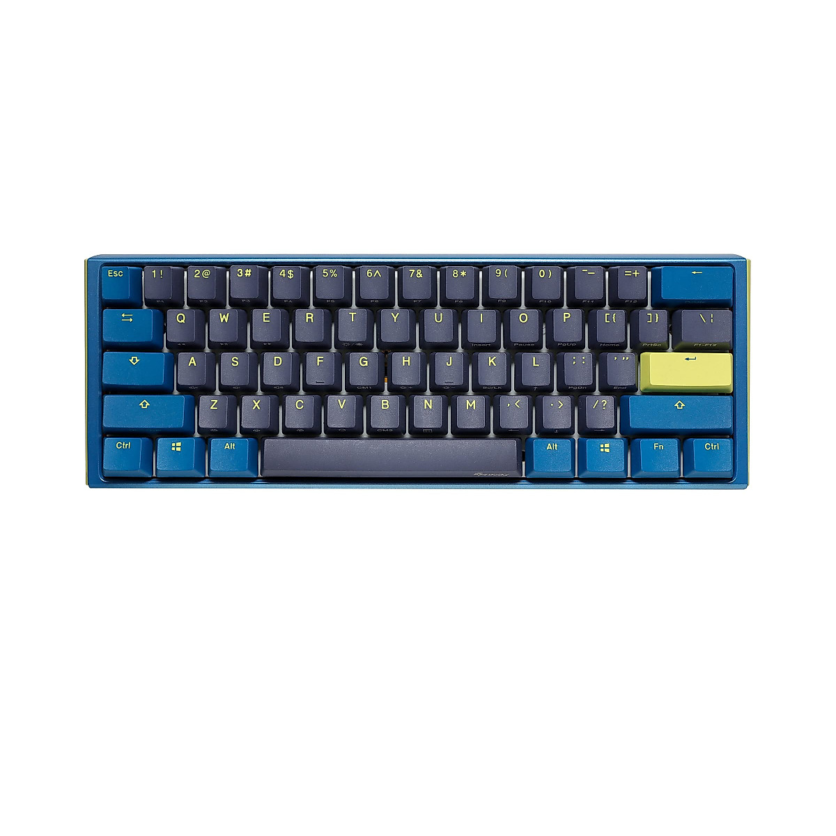 Ducky One 3 Mini Daybreak 60% Mechanical Keyboard: Quack Mechanics Dampening, Hot-Swappable Cherry MX Clear Switches, High-Density PBT Tripleshot Keycaps, RGB, US