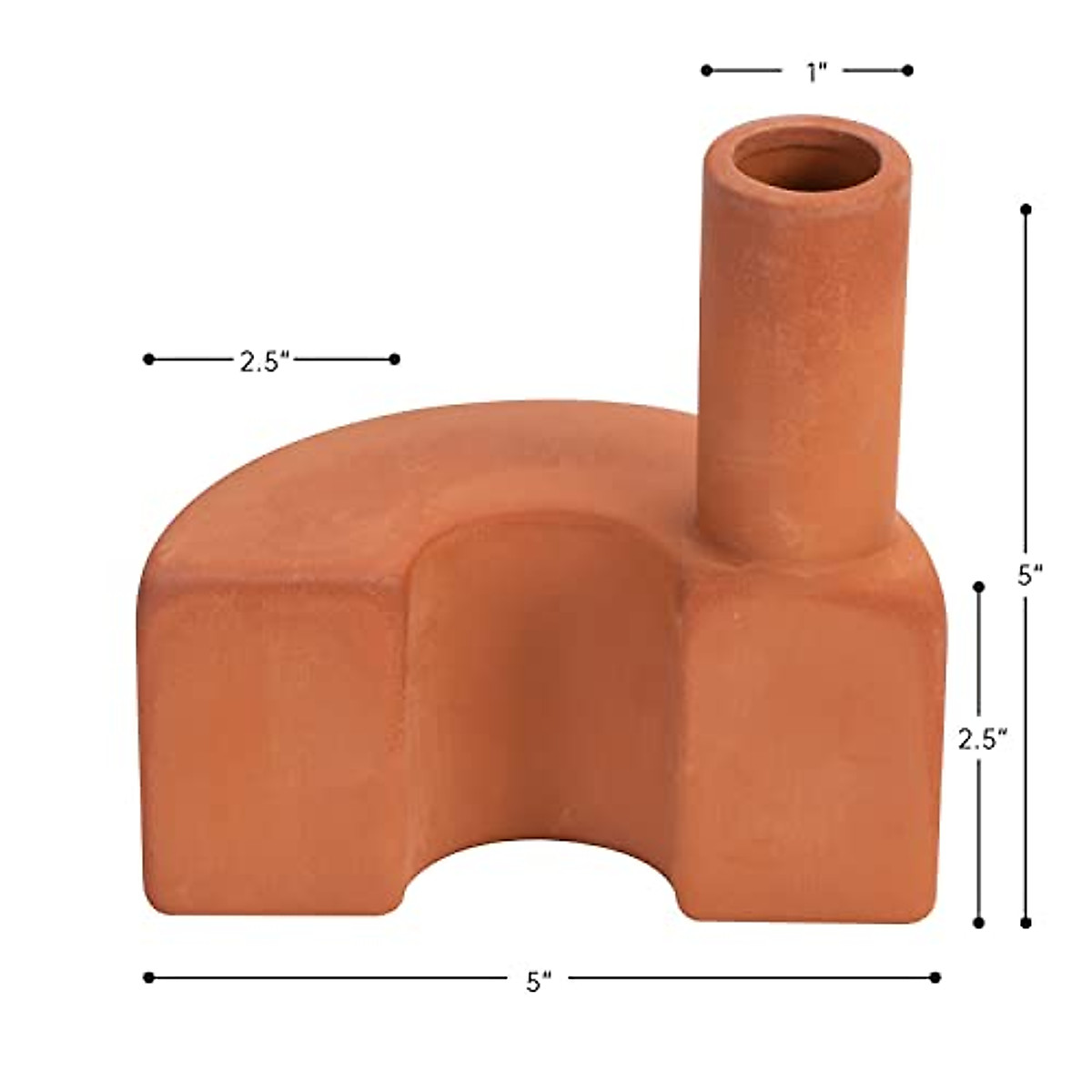 YUESHICO Self-Watering Terra Cotta Planter Water Storage Tank Reusable Automatic Terracotta Plant Watering Devices Globes Stakes Self-irrigate Watering Spikes Ceramic Plant Waterer Set