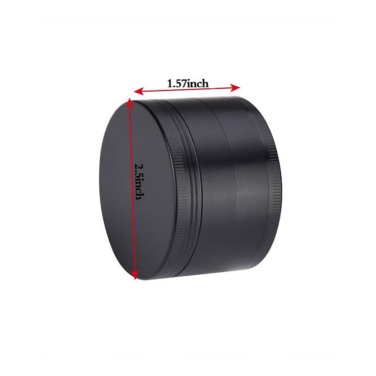 Spice Grinder (2 INCH, Black),Easy to Clean