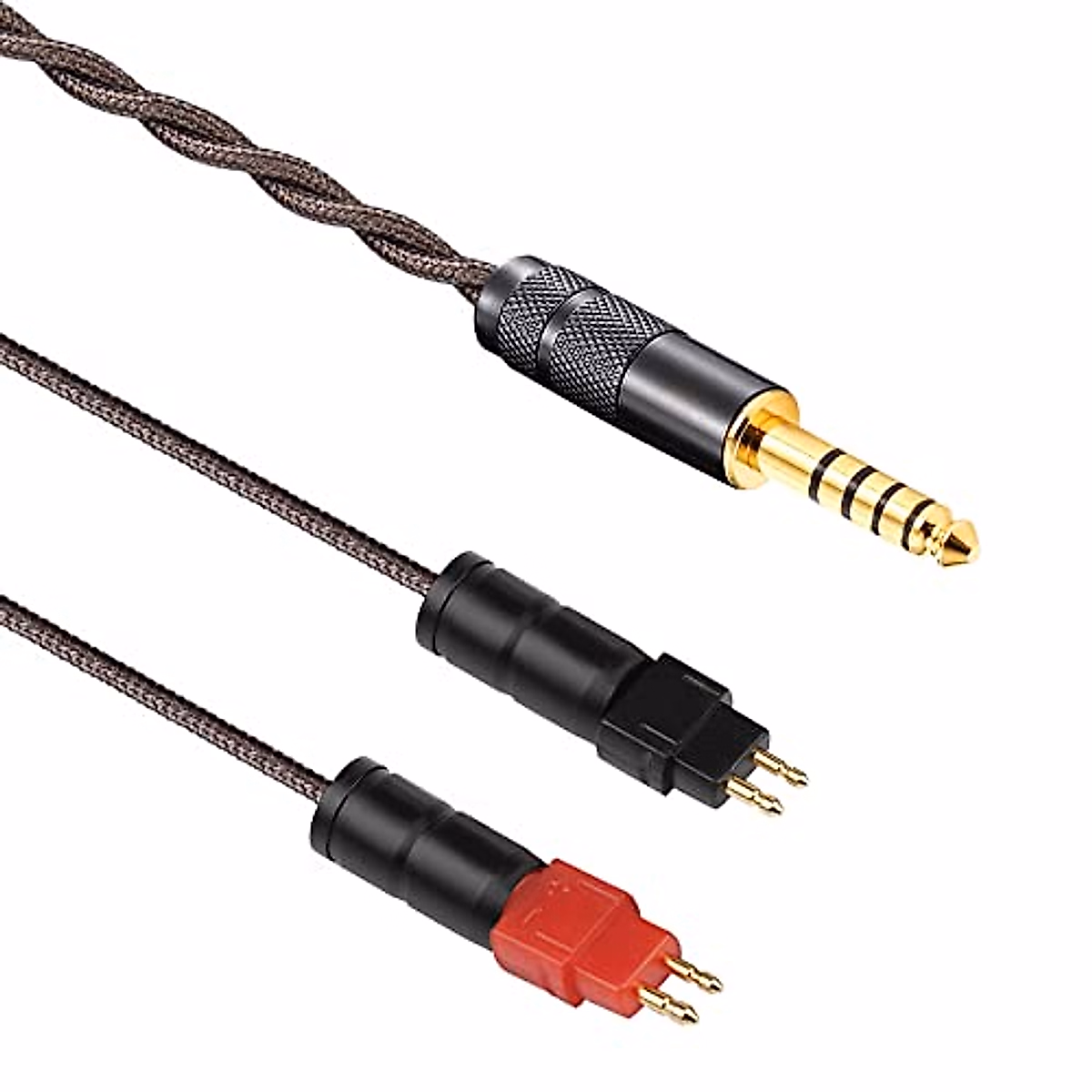 gotor 4.4mm Balanced Replacement Cable for Sennheiser HD 650 HD 660s HD 600 HD 6XX HD 25 HD 580 HD 58x 7N Silver Plated Copper (1.2m(3.9Feet))