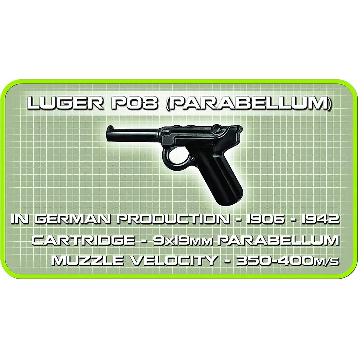 COBI 2534 Panzer I Ausf.A Building Blocks, Grey, Multicolor