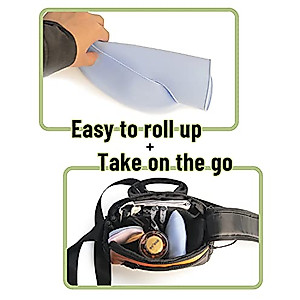 DF DUALFERV 4 pcs Silicone Bibs, Baby Bibs, Bibs for Baby Girls and Baby Boys, Waterproof of Baby Bib, Adjustable Toddler Bibs