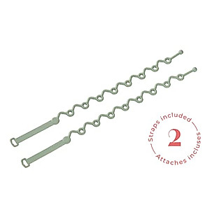 Smack Fun - All-in-one plate + toy straps attachment system - Divided Silicone Suction Plate for Babies + Toddlers - First Foods + Self-Feeding. Comes with 2 straps (Cambridge Blue)