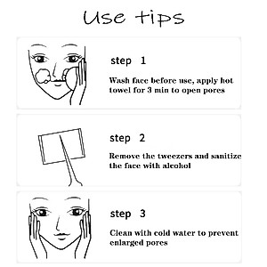 Professional Facial Blackhead Remover Tweezers,3Pcs Precision Pimple Popper Tool Kit for Whitehead Ance Blemishs Comedones Stainless Steel Makeup Tool - Matte