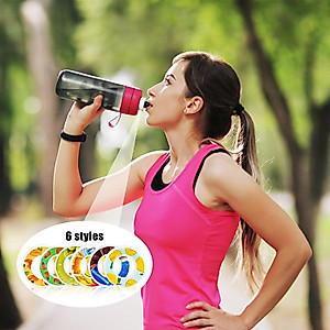 MANMANTAO 7Pcs Water Bottle with Flavor Pods, Fruit Fragrance Pods Water Bottle, Scent Water Cup, Sports Water Cup Suitable for Gym and Outdoor Gift