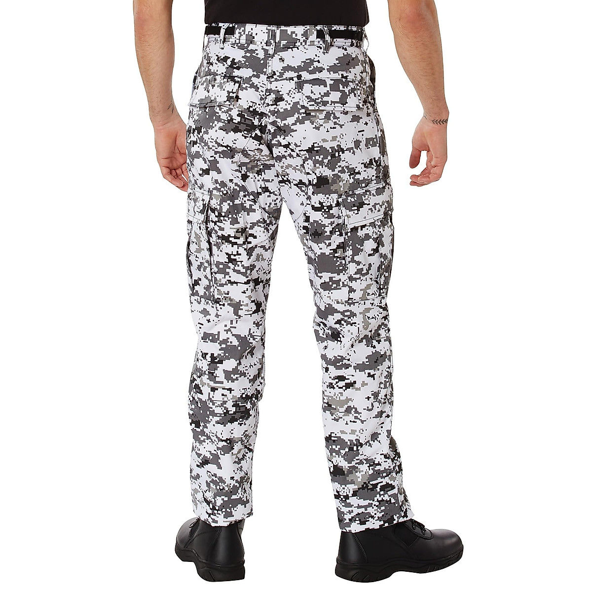 Rothco Digital Camo Tactical BDU Pants (US, Alpha, Large, Regular, Regular, City Digital Camo)