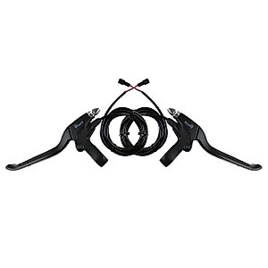 Ebike WUXING 115PDD E Brake Lever Electric Bicycle E-Scooter Bicycle Cut Off Power Brake 2 Pin SM Connector for MTB Road Bike Conversion Kit