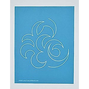 Hancy Creations 30602 Overall Swirl Full Line Stencils