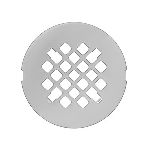 4 ¼” Snap-in Shower Drain Grate - Brushed Nickel - Replacement Cover - VHI - Handyman Designed & Tested in America - 100% Brass - Will Never Bend or Break