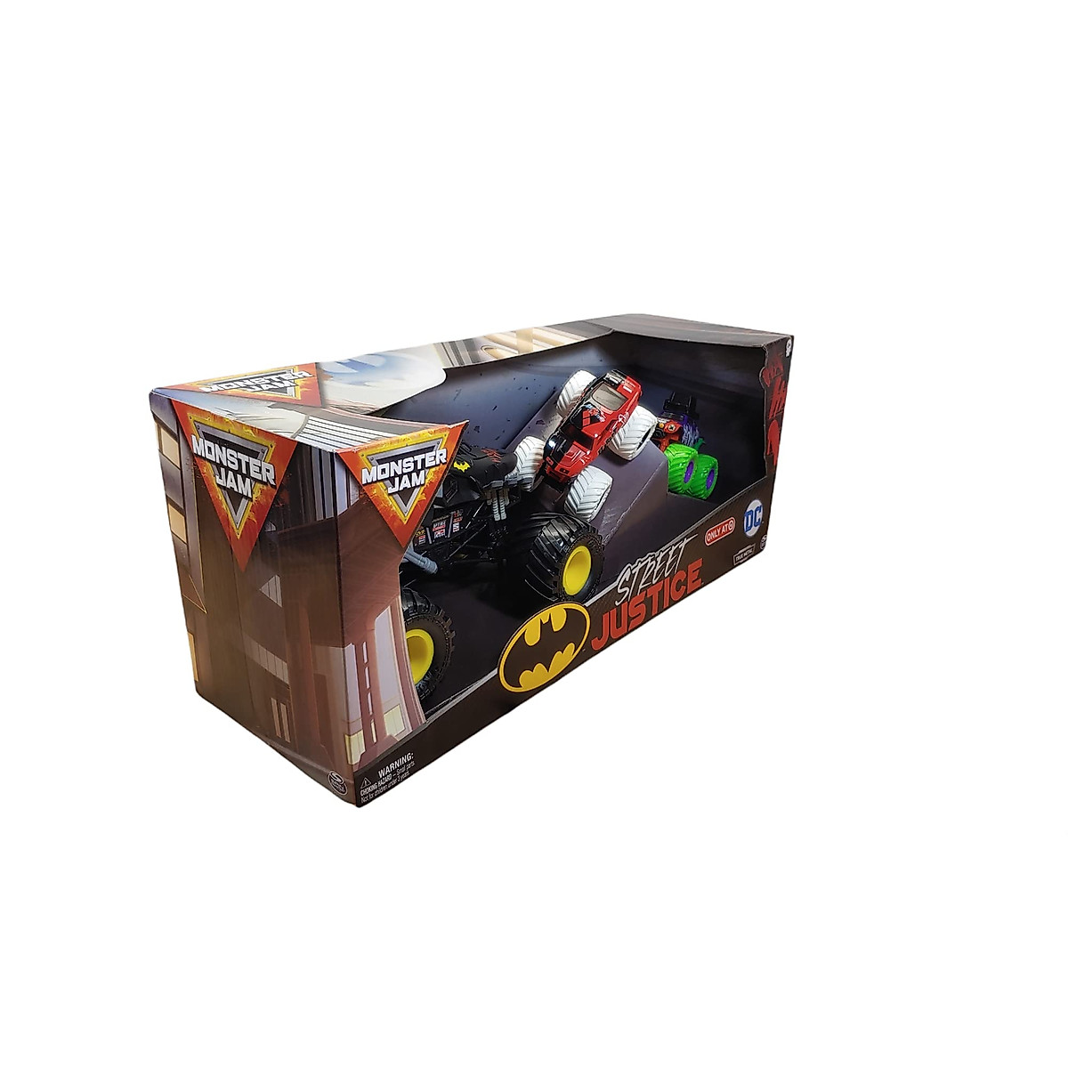 DieCast Monster-Jam Street Justice, 3 Pack (Batman, Harley Quinn, Joker) Target Exclusive!, 6056540