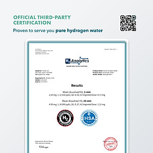 PIURIFY - 9.5 Oz Hydrogen Water Bottle Generator - up to 4100ppb Easy to use Hydrogen Water Machine with Advanced SPE/PEM Technology, Water Ionizer, Hydrogenated Water, Hydro Water Bottle (Silver)