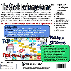 Stock Exchange Game - Family Friendly (10+) Board Game.